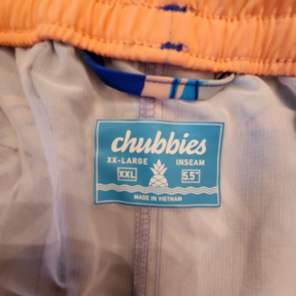 chubbies | Swim | New Chubbies The Daddy Sharks Swim Trunks 55 Inseam ...